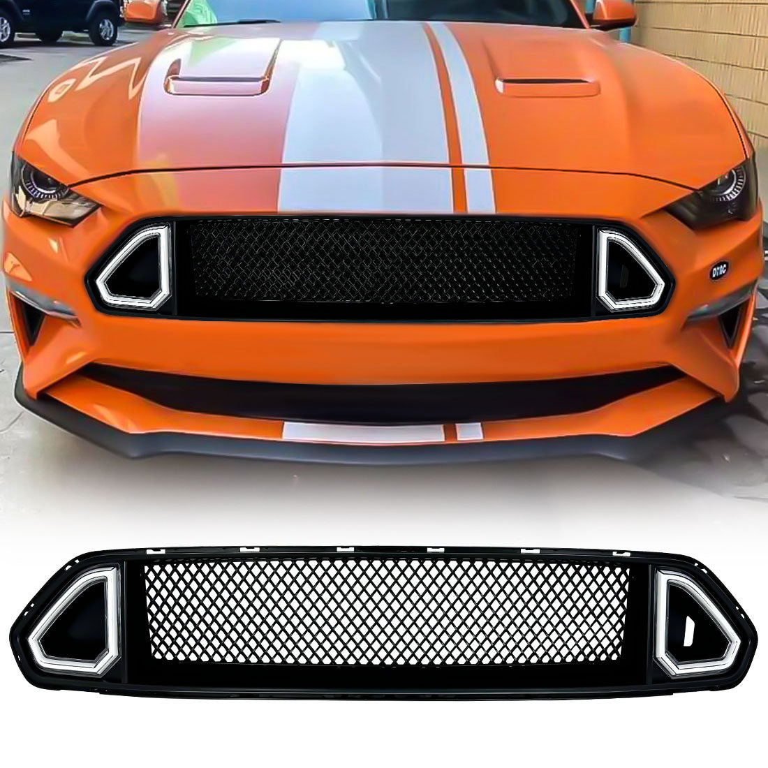 2018-2023 Mustangs Grille w/ LED DRL | American Modified — AMERICAN ...