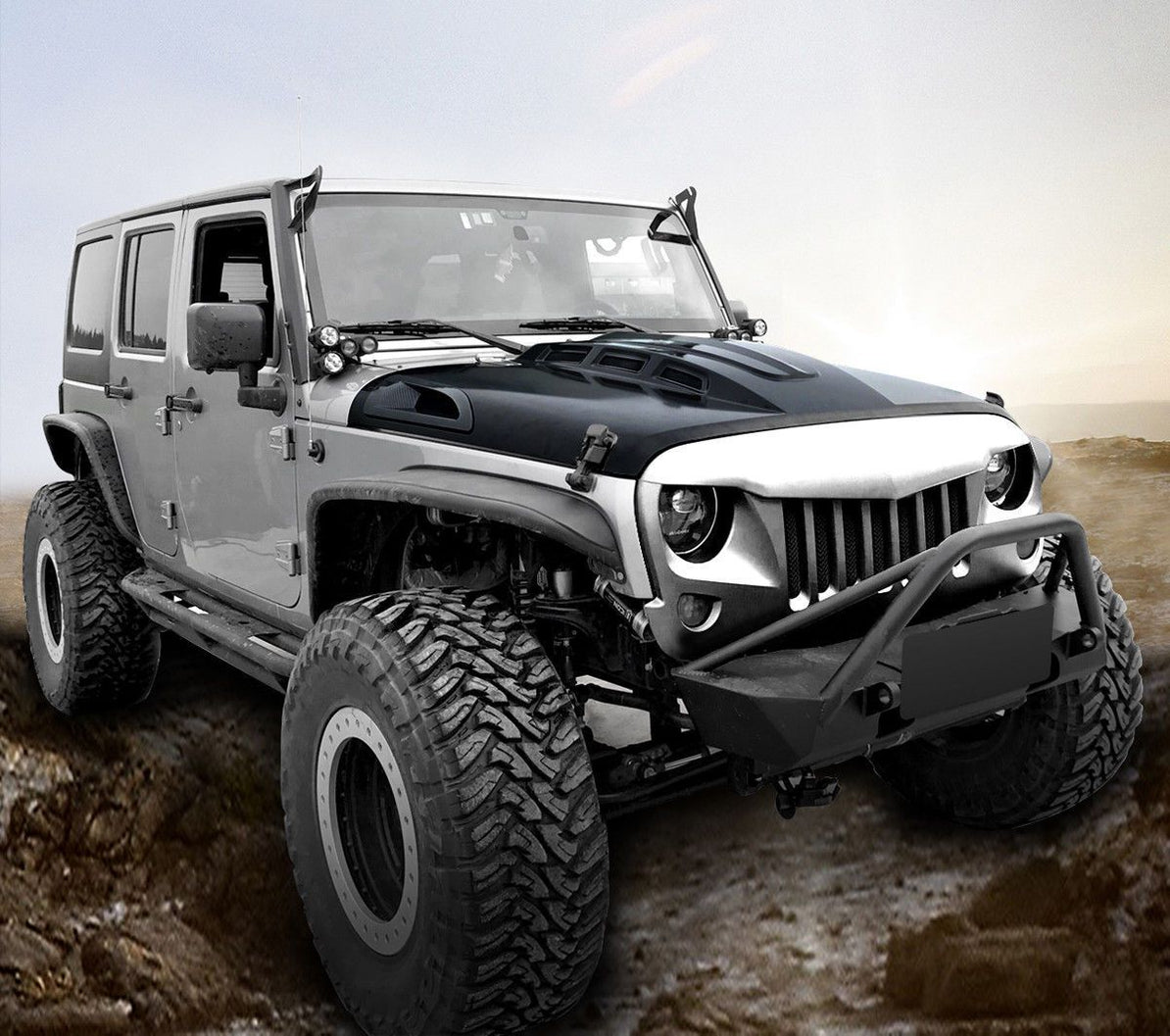 Heat Dispersion Vented Hood For 07-18 Jeep Wrangler JK/ JKU — AMERICAN ...