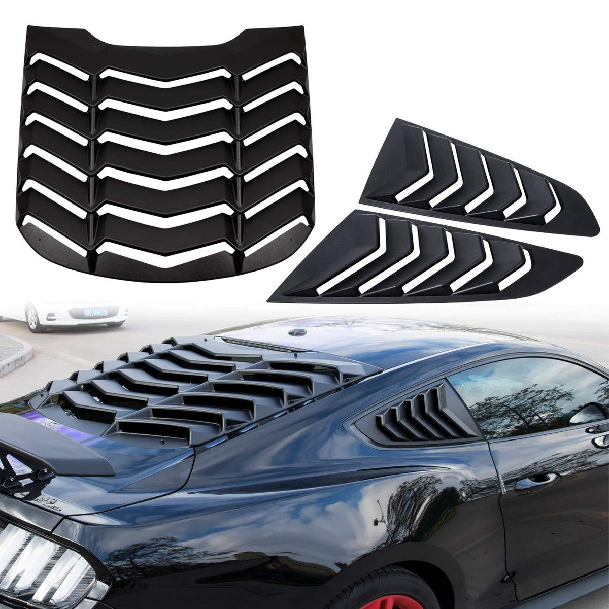 2015-2021 Mustang Window Louvers Combo |AmericanModified|Free Shipping ...