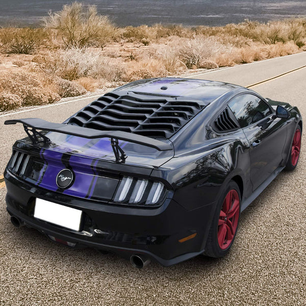 2015-2019 Ford Mustang Rear Window Louvers | AmericanModified