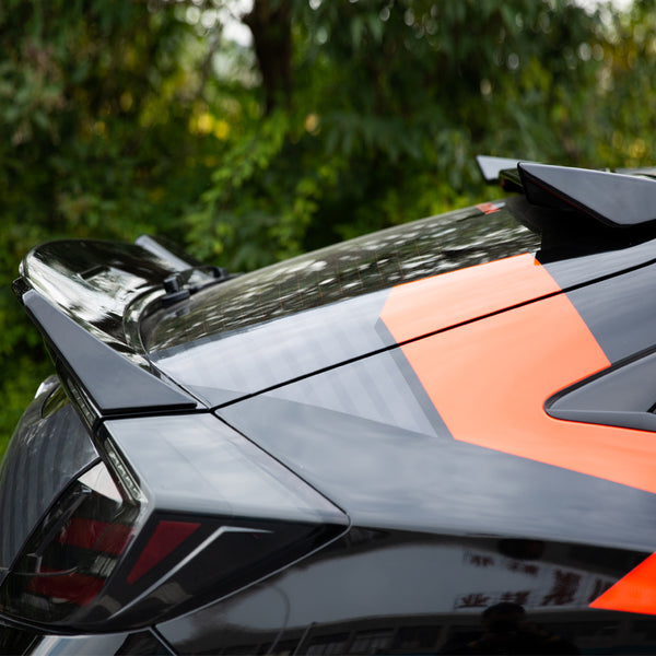 Glossy Black Rear Spoiler Wing for 2017-2020 Honda Civic Hatchback