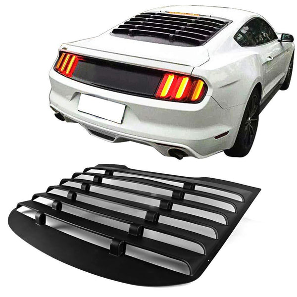 2015-2019 Ford Mustang Vintage Rear Window Louvers | AmericanModified