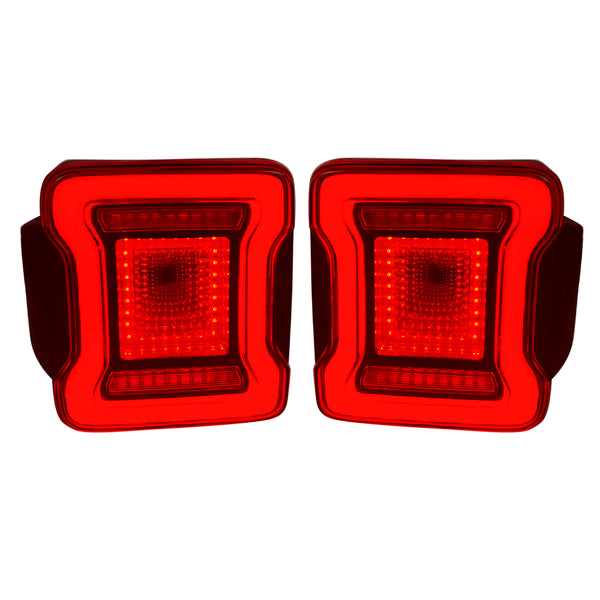 Tunnel V2-Red Cover Tail Lights for 18-21 Jeep Wrangler JL| AMERICAN ...