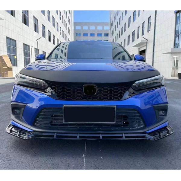 Type-R Style Mesh Front Grille for 22+ Honda Civic-Glossy Black